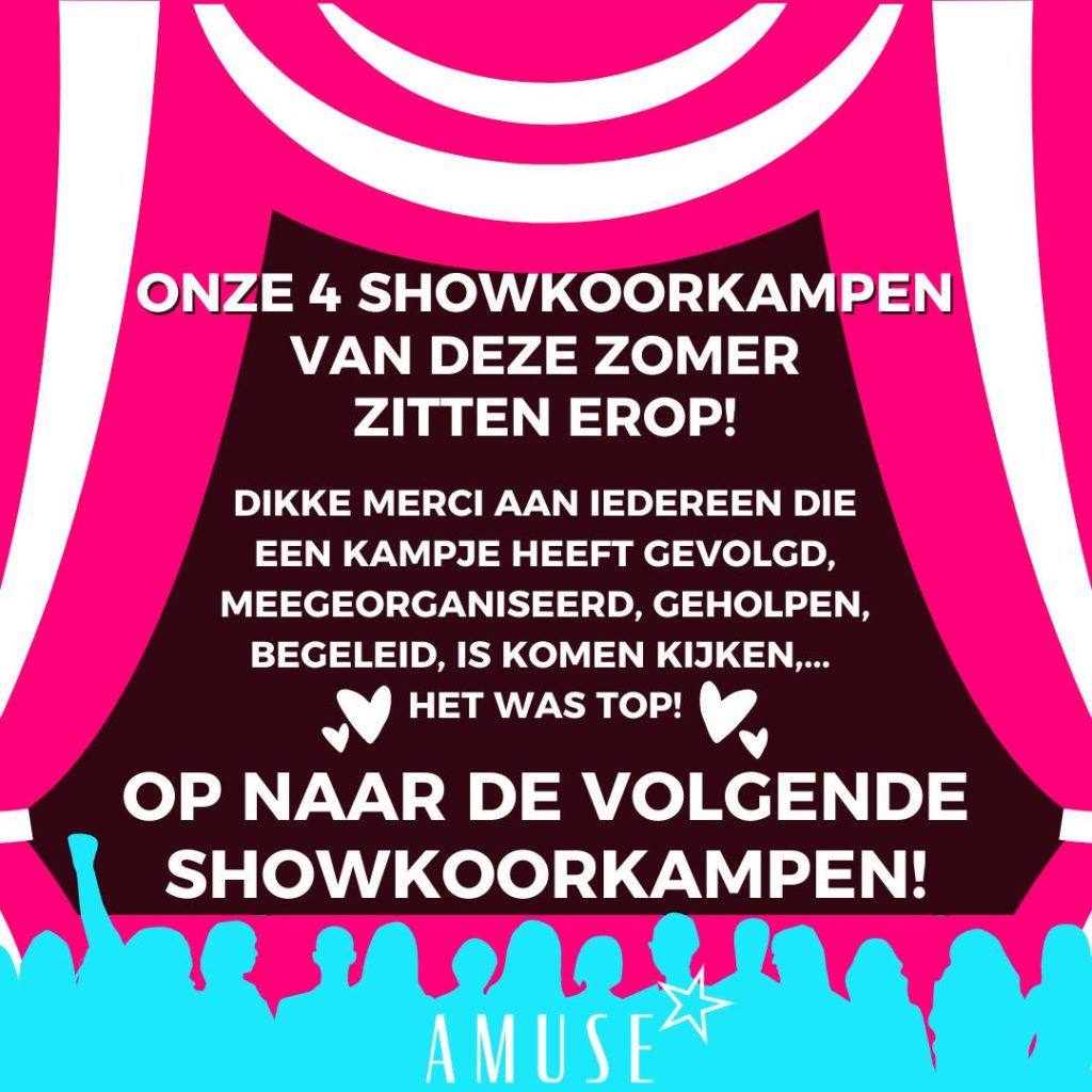 Zomerkampen zitten erop! – AMUSE vzw